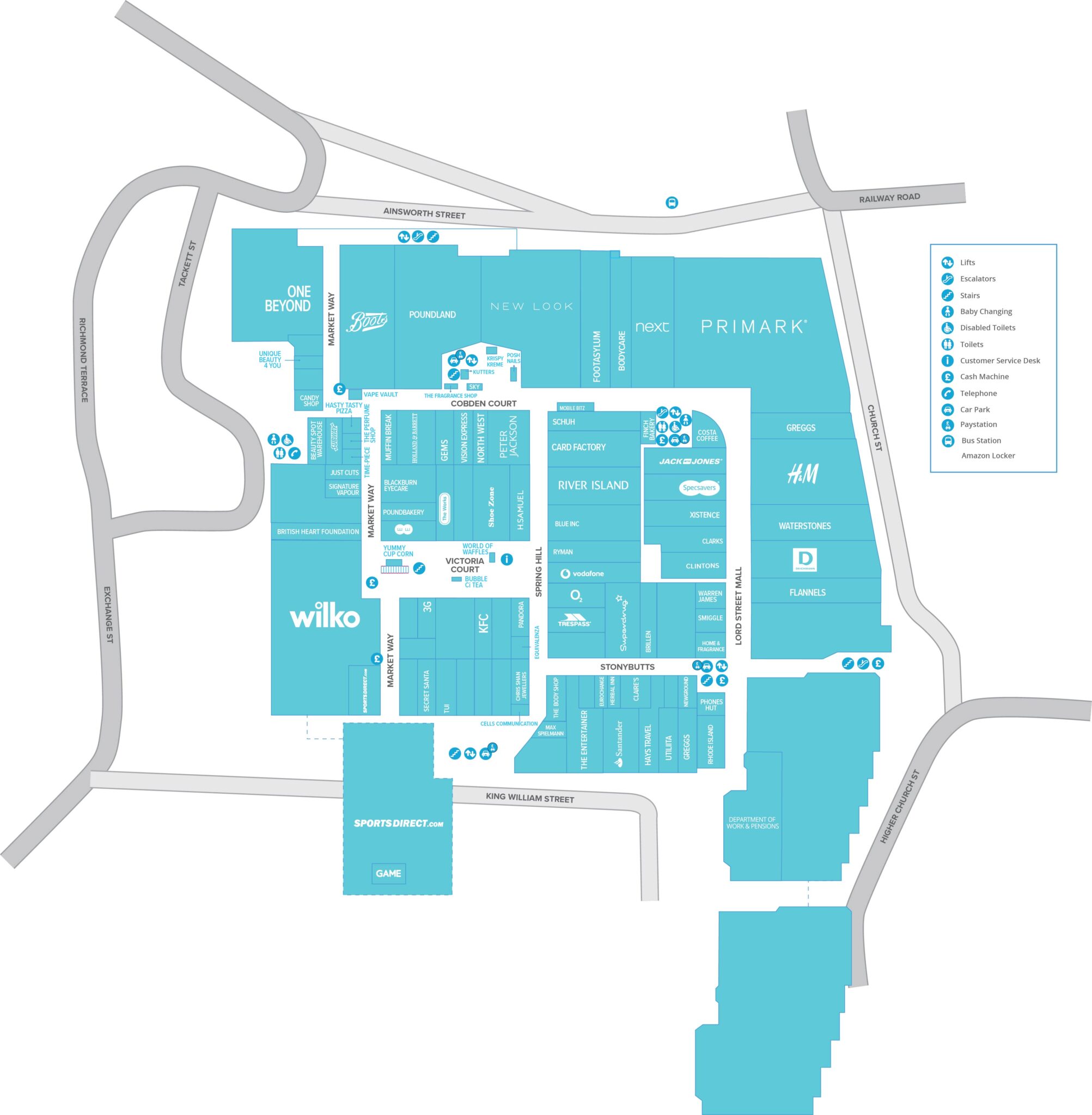Floor Plan - The Mall Blackburn